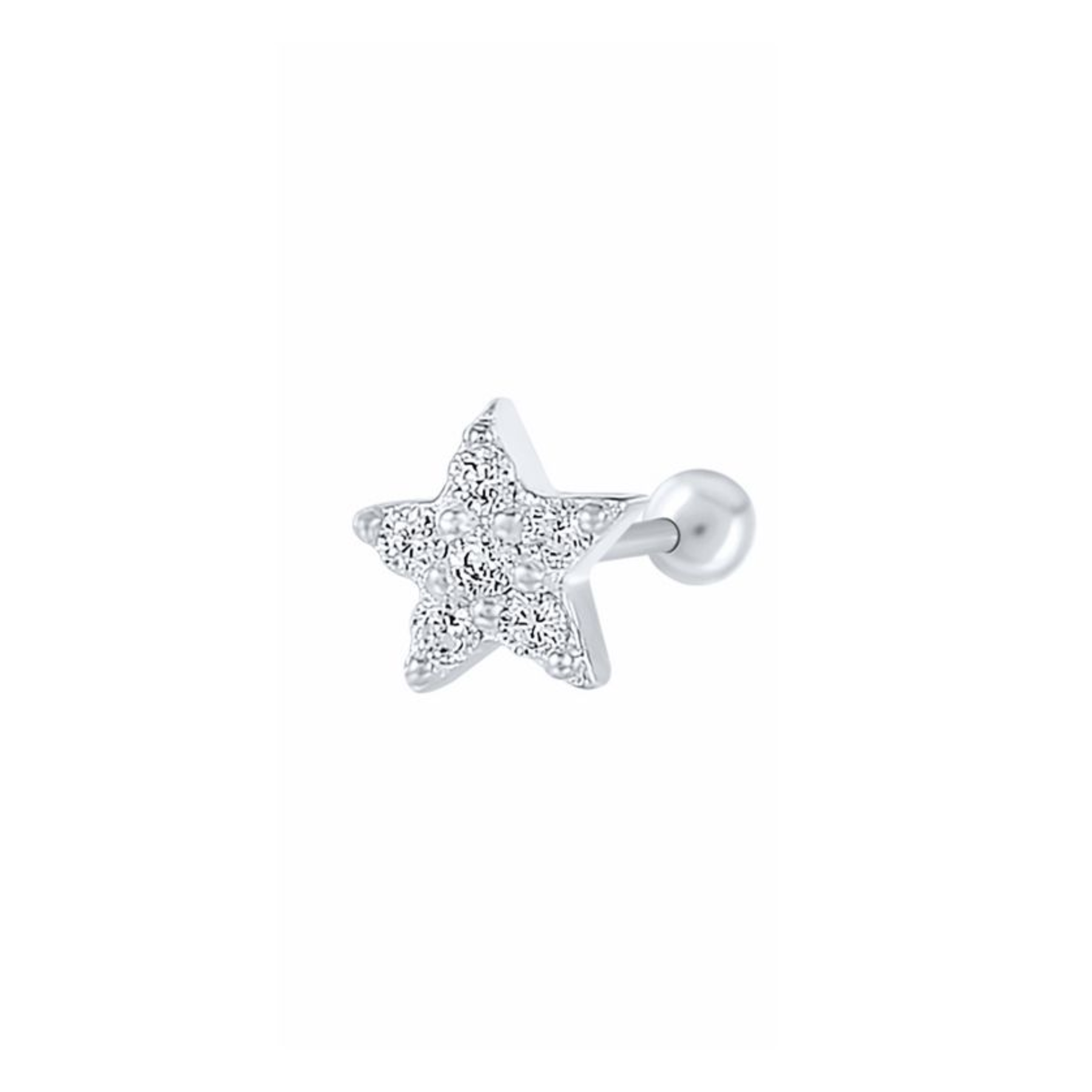 Twinkle Star Cartilage Stud | Celestial Cartilage Earring | Celestial Jewellery – Strange the ...