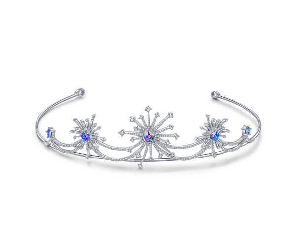 Fei Liu Carpe Diem Sparkler Tiara | CAR-925R-803-SWCZ – Strange the ...