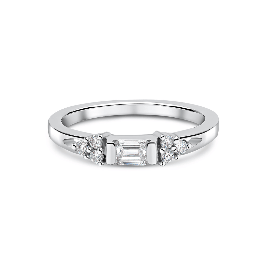 9ct White Gold Laboratory-Grown Diamond Holly Ring – Strange the Jewellers