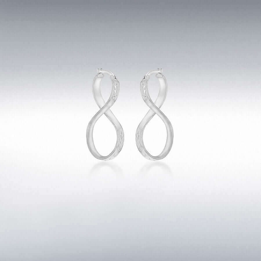Figure of 8 Infinity Hoops – Strange the Jewellers